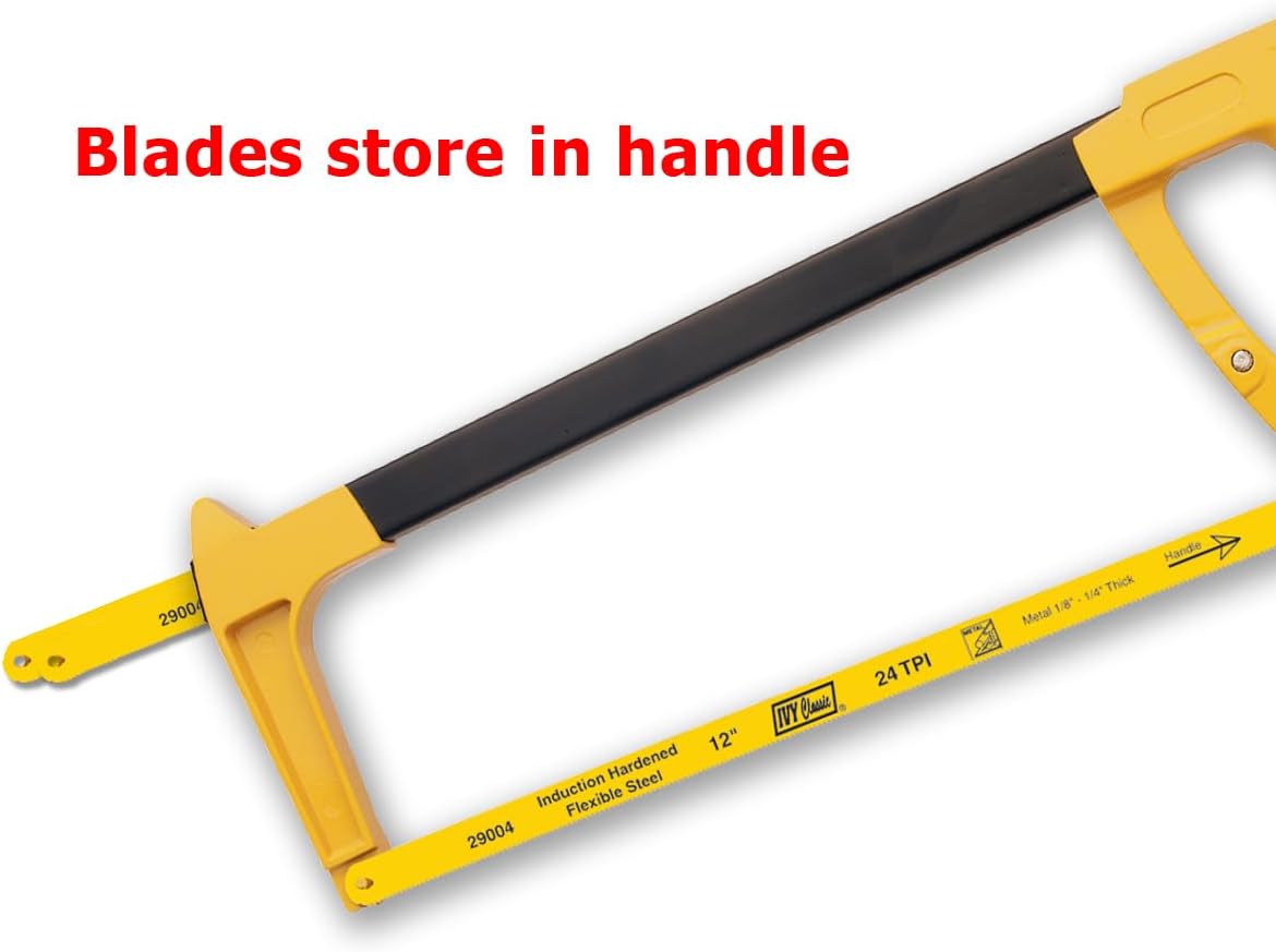 IVY Classic 11099 12" Tough-Tension Hacksaw – High-Tension Frame ...