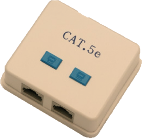 Upgrade your network setup with Steren Surface Mount Dual RJ45 Cat5e ...