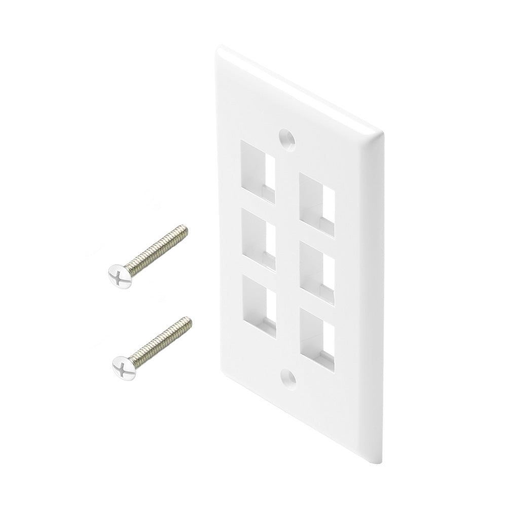 Upgrade your old style wall plates with Steren's Premium Keystone 6 ...