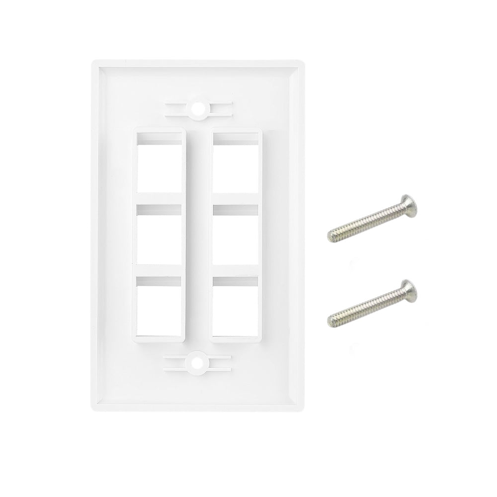 Upgrade your old style wall plates with Steren's Premium Keystone 6 ...