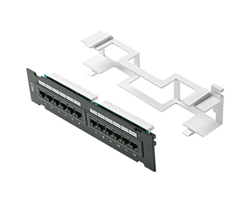 Steren 12-Port Cat5e 110-IDC Mini Patch Panel | Enhanced Performance ...