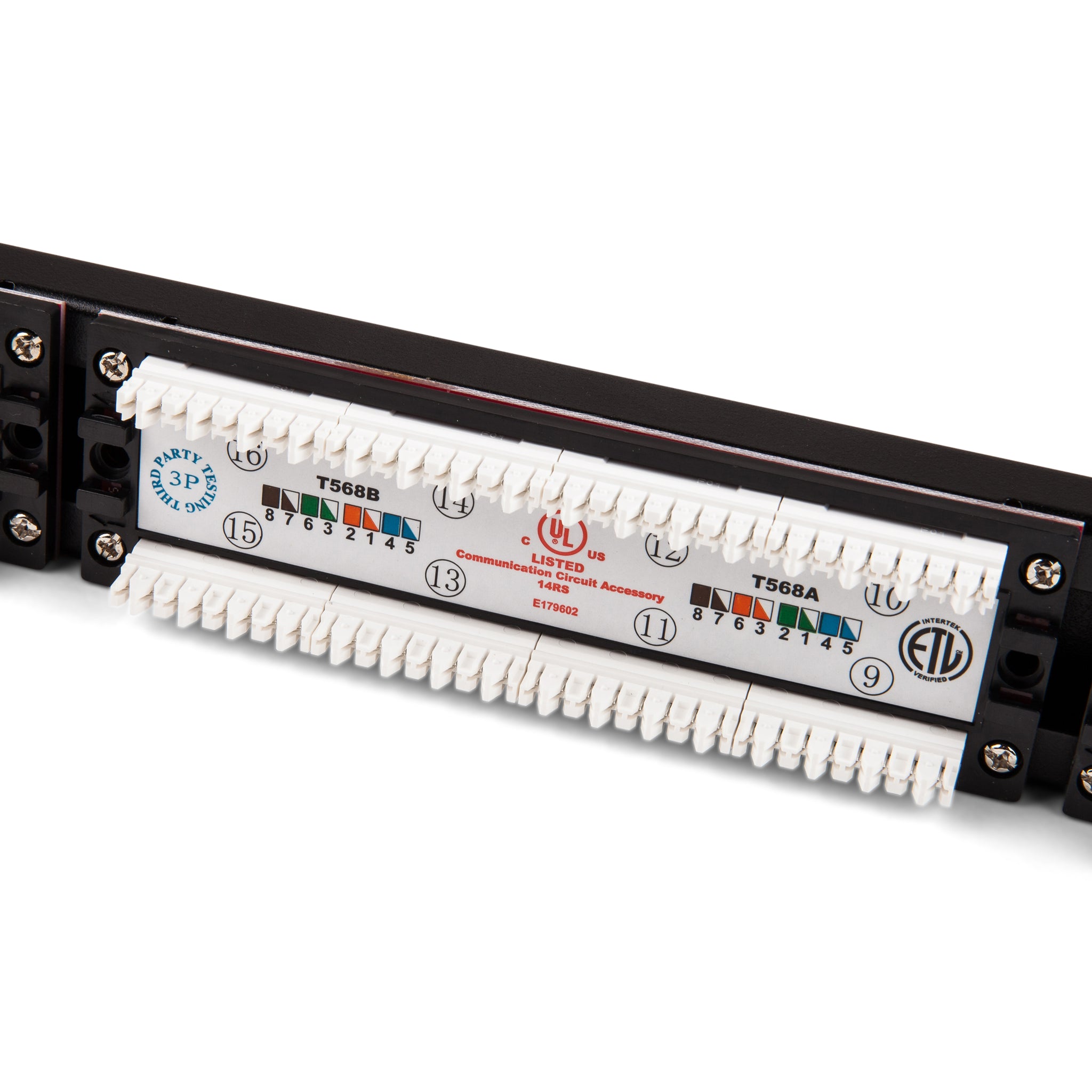 Steren 24-Port Cat6 Loaded Patch Panel | Enhanced Performance and ...
