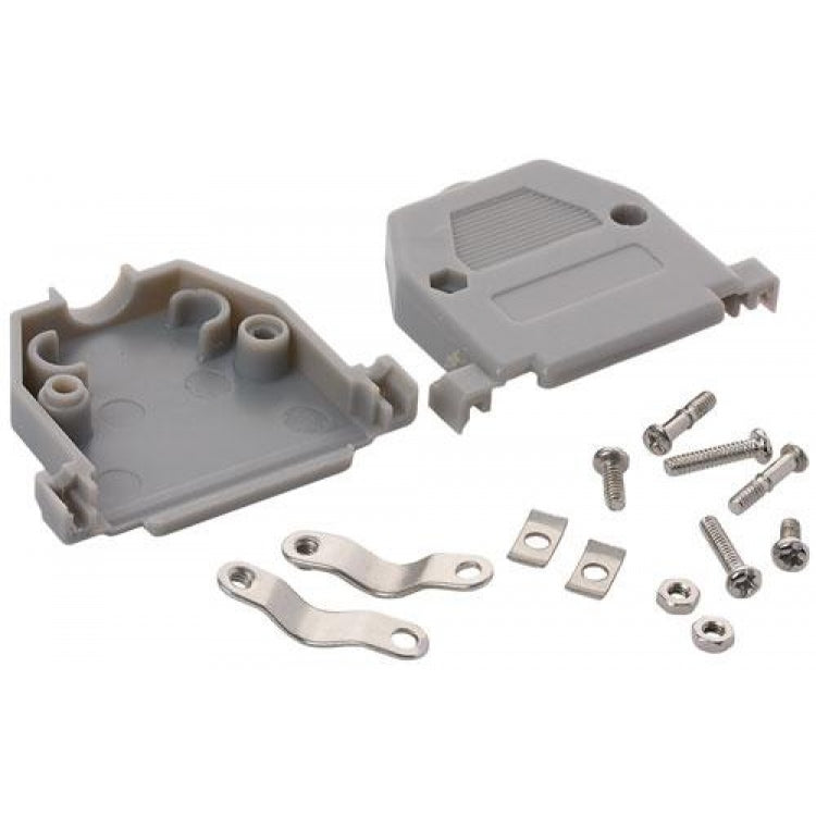 Steren DA15 Plastic Shell - Housing for DA15 - Gray