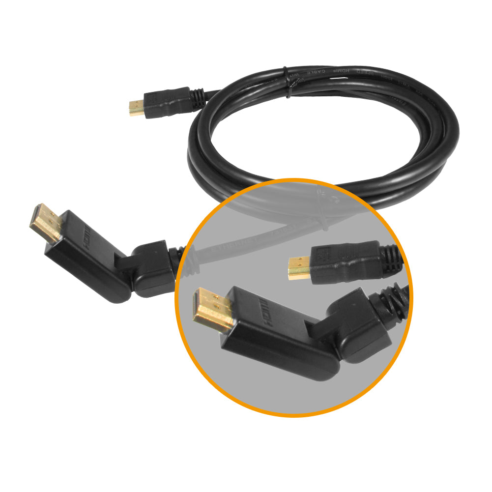 Upgrade your home entertainment with Steren's Premium 6ft Swivel HDMI ...