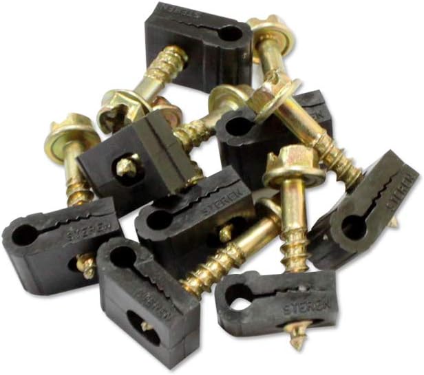 STEREN Coaxial Cable Clips, Cable Holder, Wire Clips, Siding Clips for ...