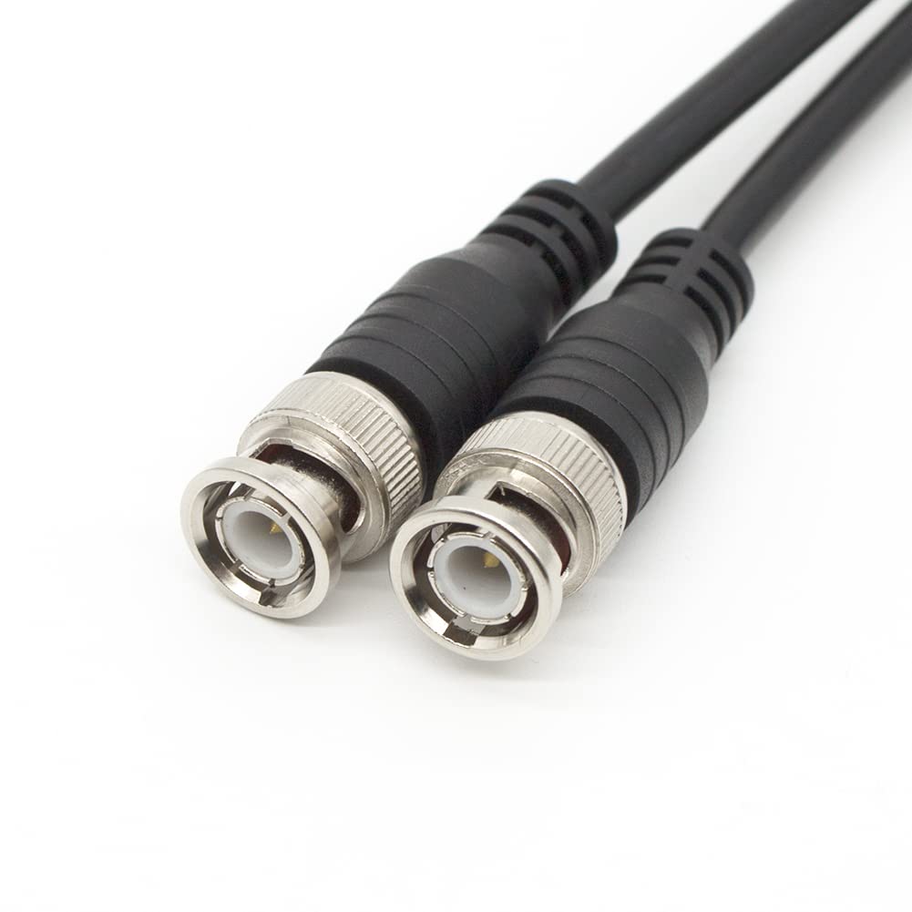 Steren 12ft BNC-BNC RG59 Cable - Premium Coaxial Cable for CCTV, Camer