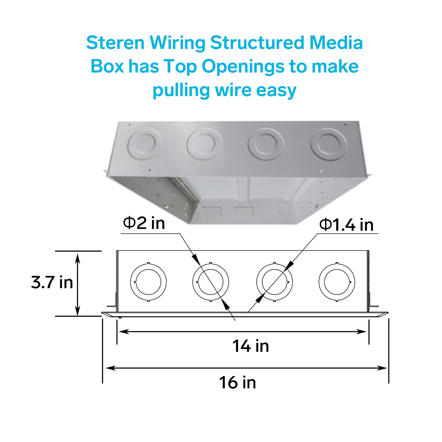 Elevate your home or office network with Steren's Durable FastHome 44in ...