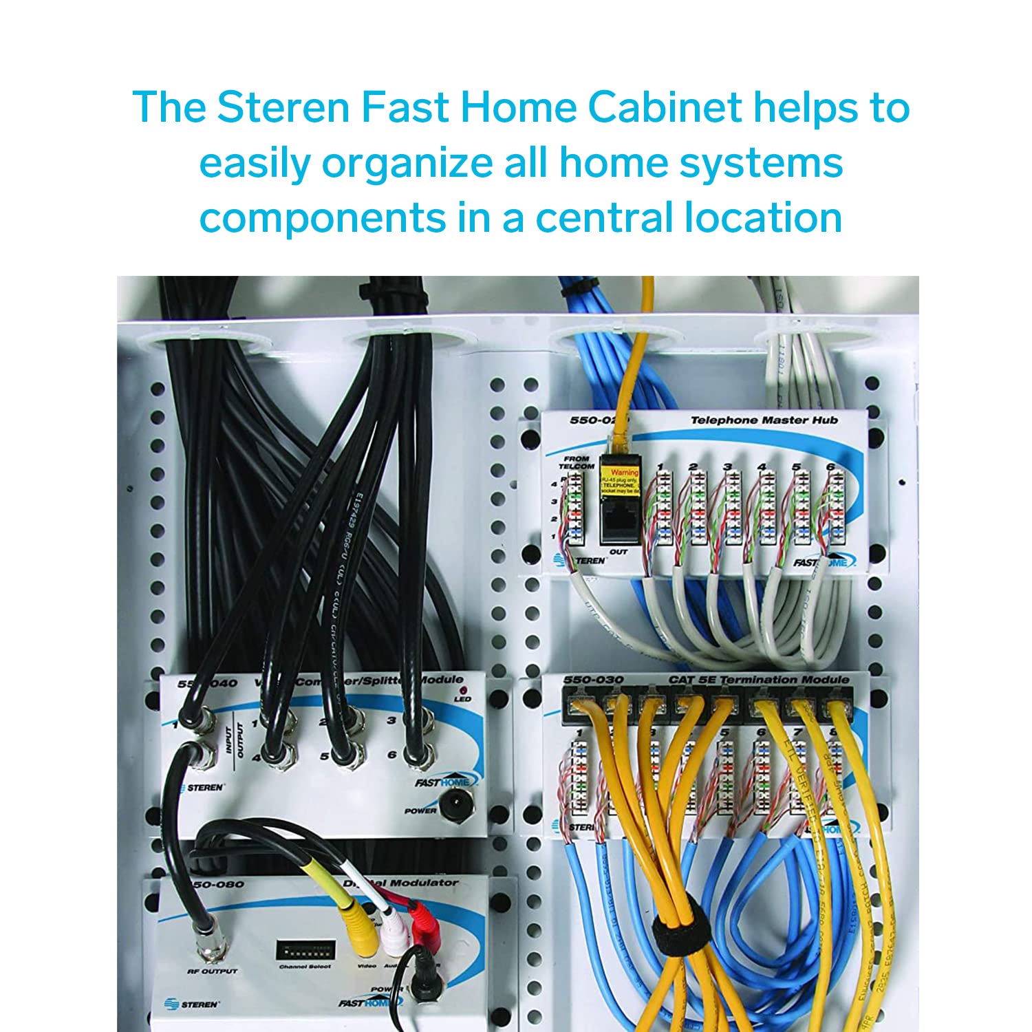Elevate your home or office network with Steren's Durable FastHome 44in ...