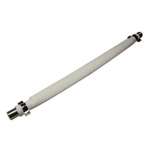 Steren 8in 3/32 F-F Flat Coaxial Cable White