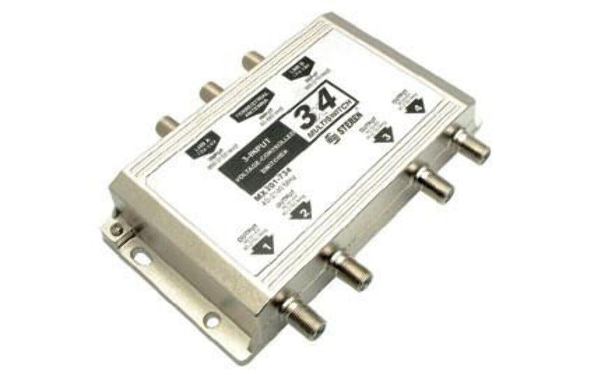 Steren 3x4 Multiswitch 40-2150MHz - High-Performance Satellite Signal ...