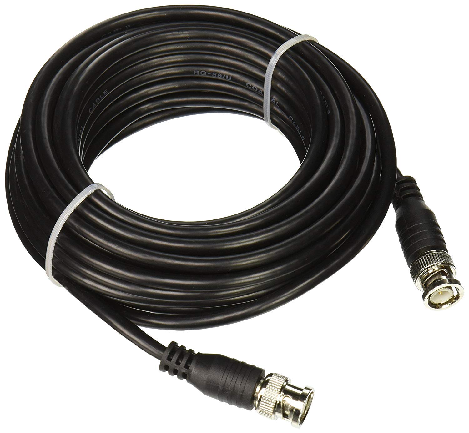 Steren 15ft BNC-BNC RG58 Cable - Premium Coaxial Cable for CCTV, Camer