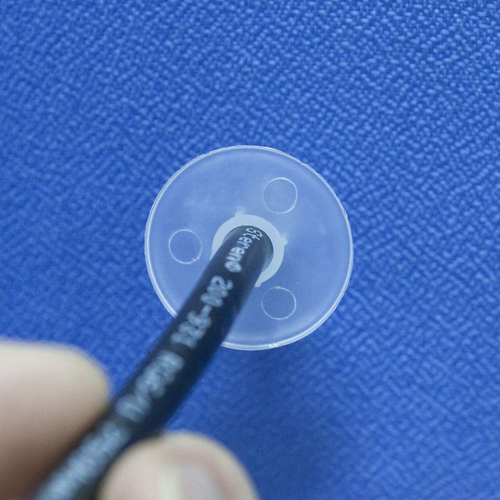 Steren RG6 Single Feed Through Bushings Clear - 100-Pack