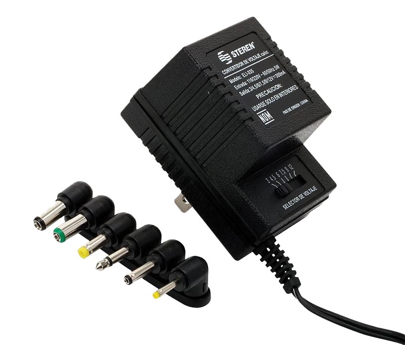 Empower your portable devices with the Steren 300mA 3-12 Volt Universal ...